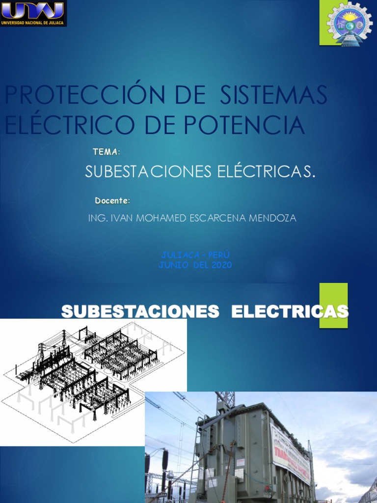 Subestaciones Eléctricas | PDF | Transformador | Subestacion electrica