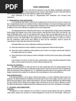Stock Verification Format | PDF