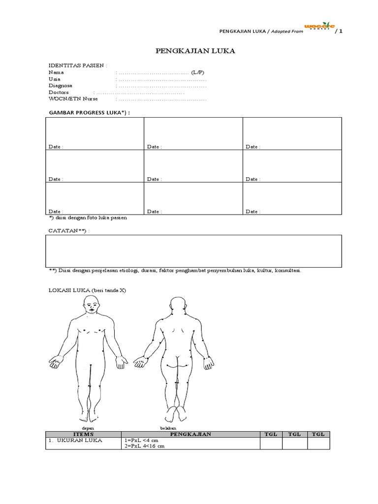 Pengkajian Luka | PDF