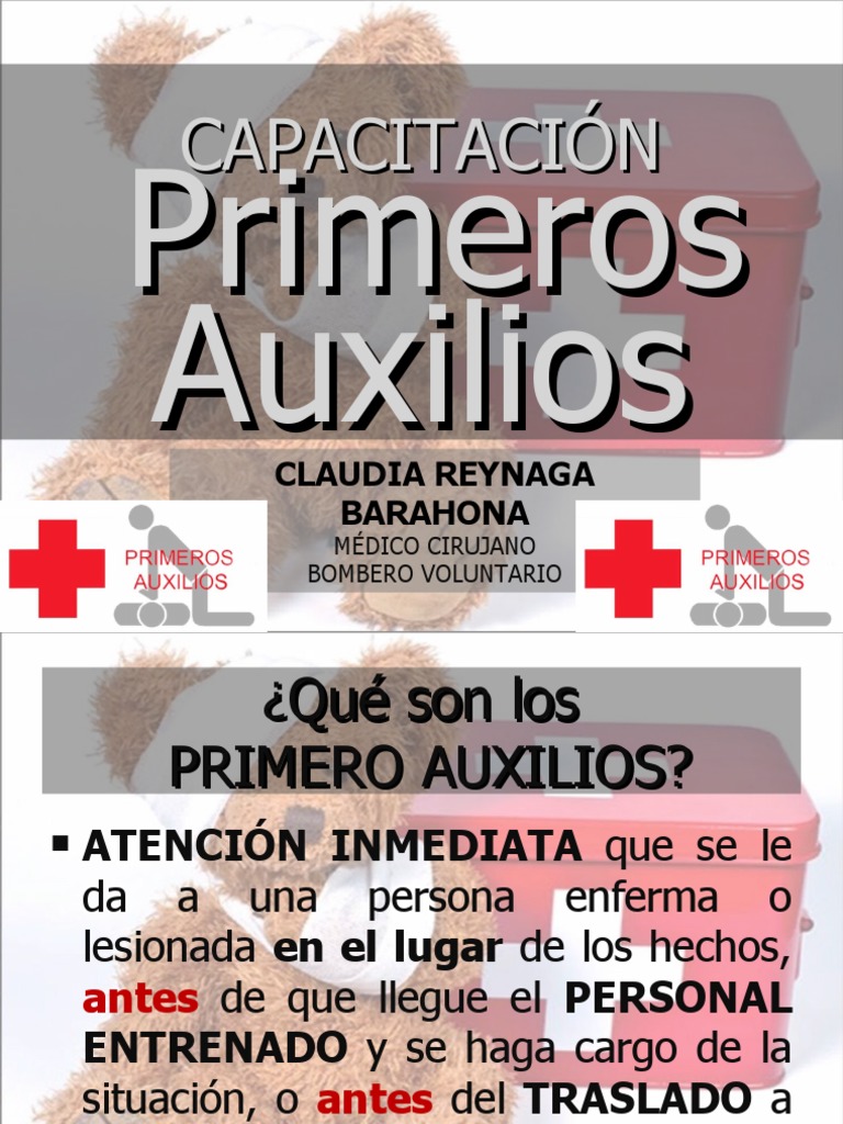 Guía Completa de Primeros Auxilios | PDF | Reanimación cardiopulmonar | Paramédico