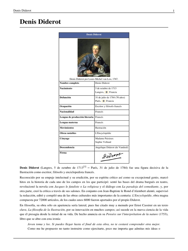 Denis Diderot | PDF