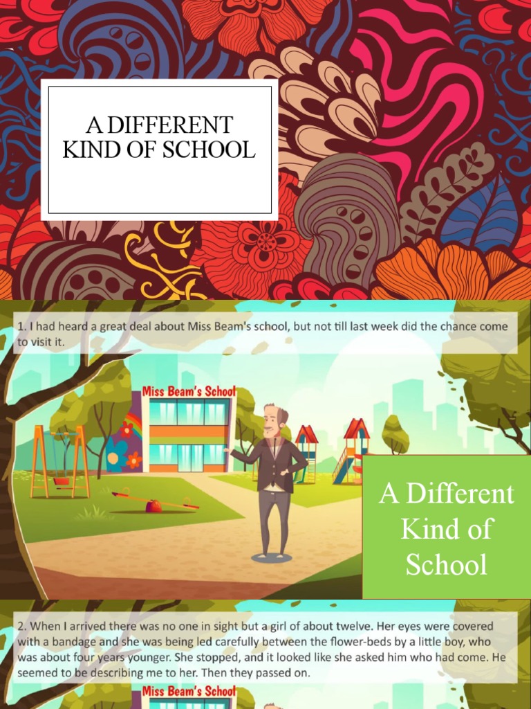 A Different Kind of School PPT 6 | PDF
