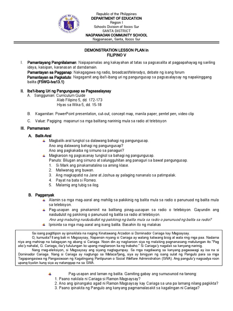 Demonstratin Filipino | PDF