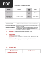 5 DETAILED LESSON PLAN Solar System | PDF | Planets | Solar System
