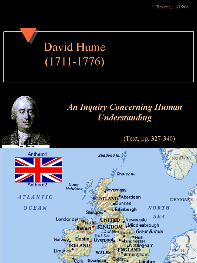 An Analysis of David Hume's Key Arguments Regarding Sensation ...