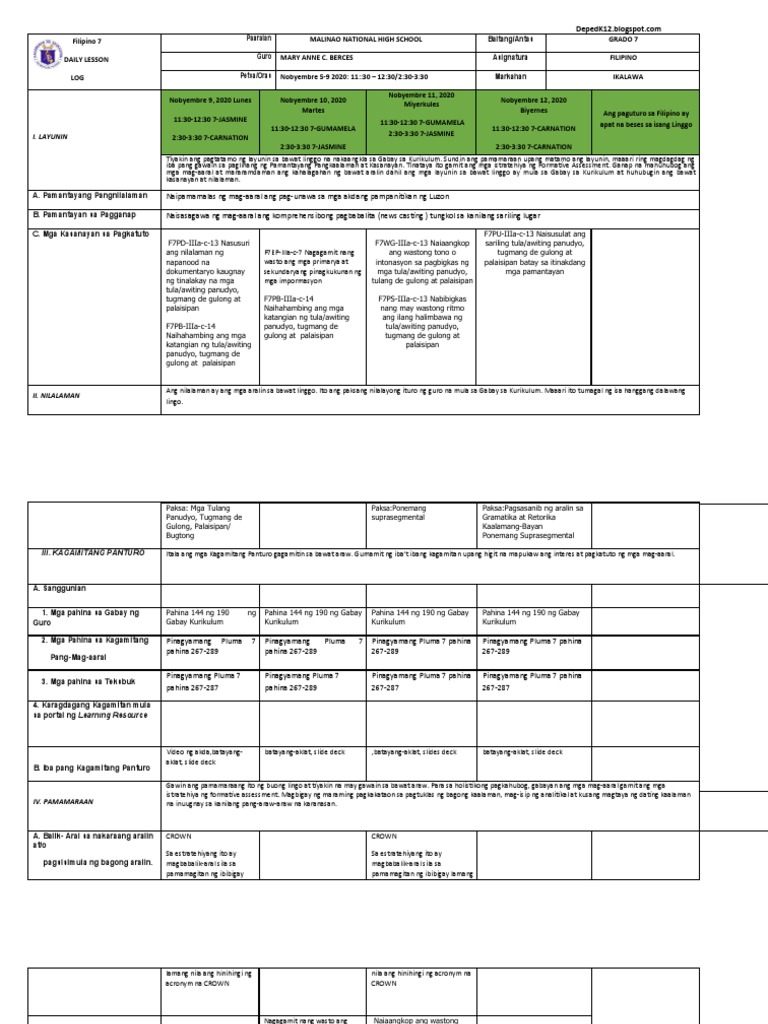 DLL Filipino7 Mga Tulang Panudyo Tugmang de Gulong Palaisipan Bugtong2 ...