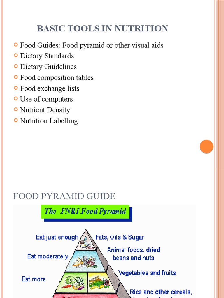 Basic Tools in Nutrition | PDF | Nutrients | Foods