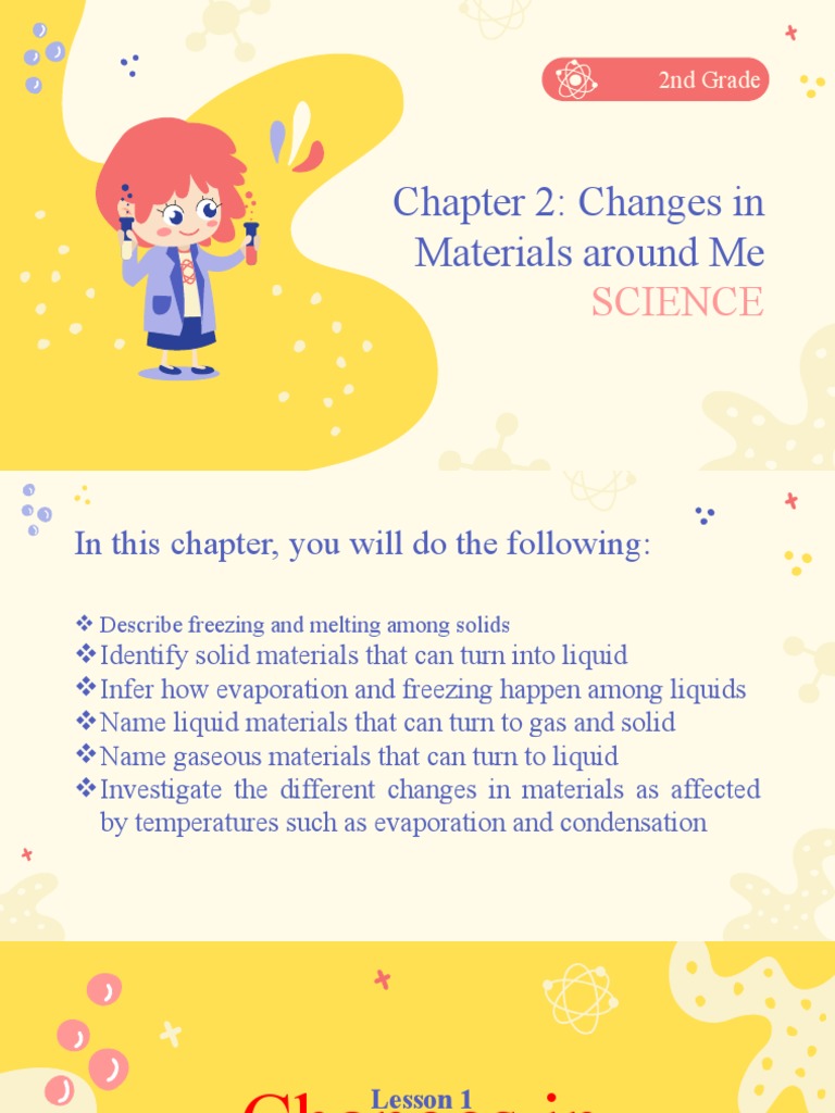 Science Subject For Elementary - 2nd Grade - Chemistry by Slidesgo ...