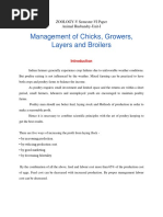 Poultry Production Lecture Notes | PDF | Poultry Farming | Chicken