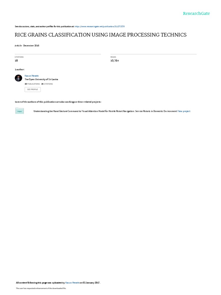 Rice Grains Classification Using Image Processing Technics: December ...