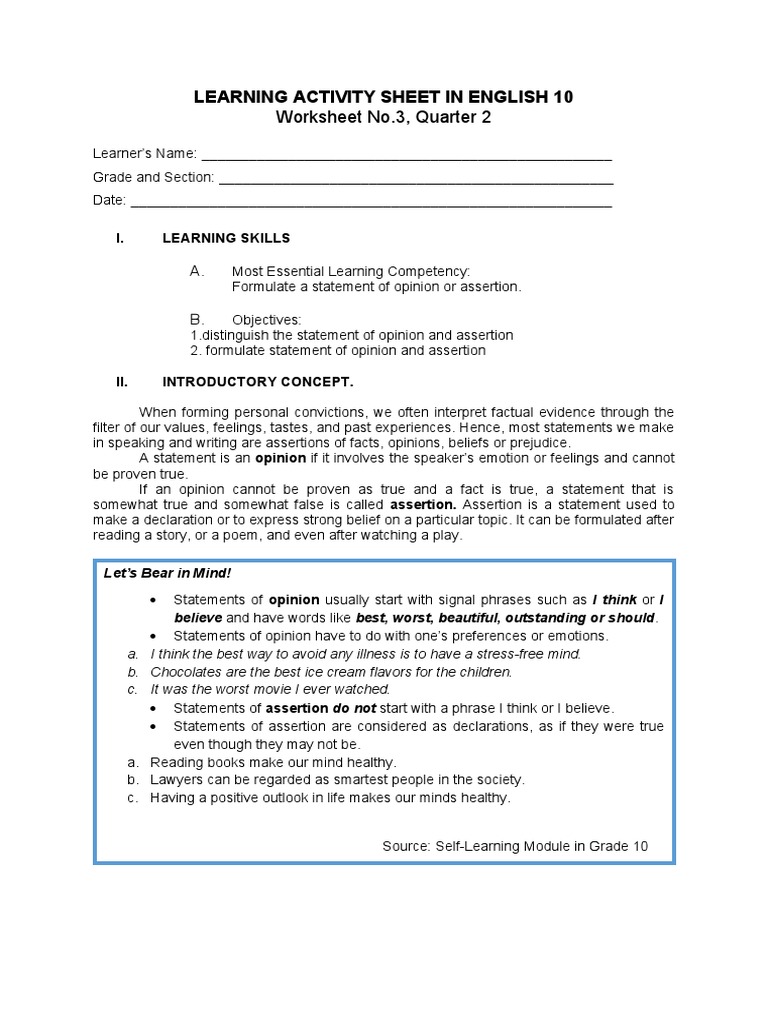 Las G10 | PDF | Learning | Mind