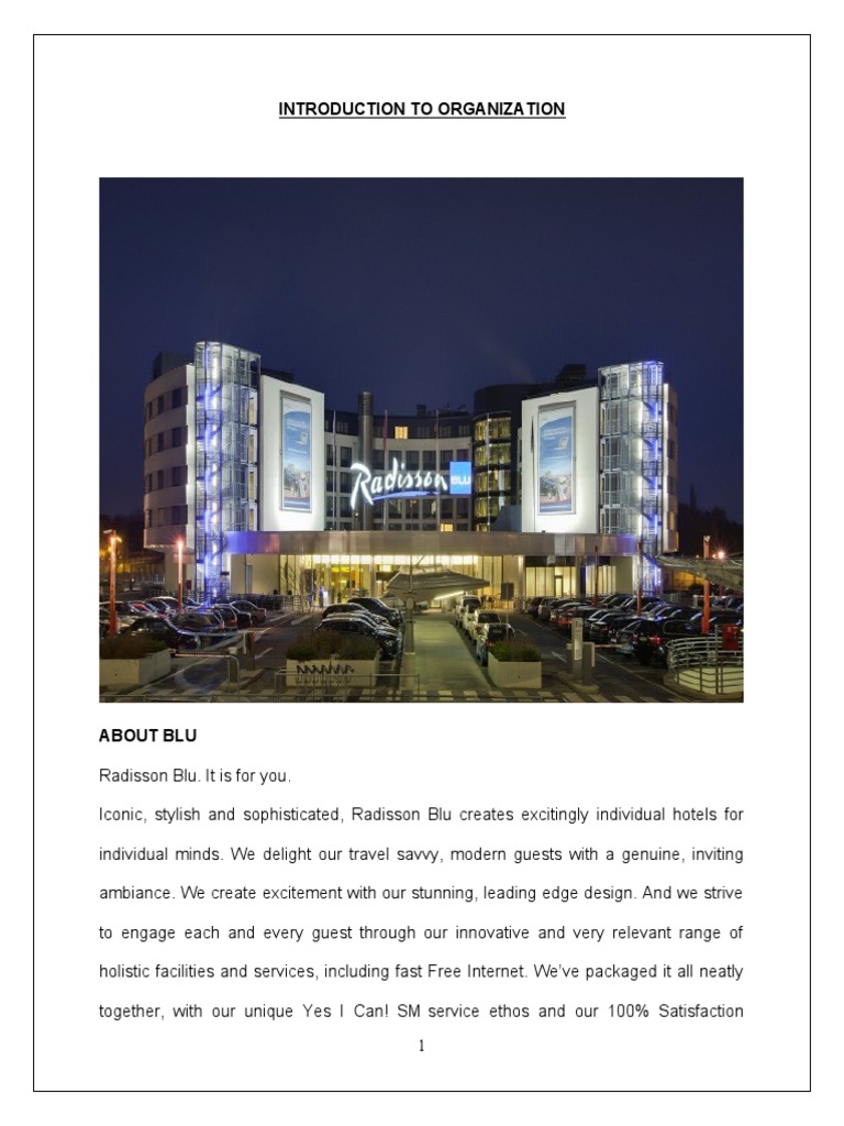 "Effectiveness of Training and Development Programe in Radisson Blu ...