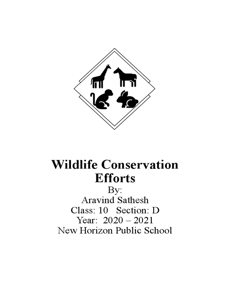 Wildlife Conservation Projects India | PDF | Ecology | Environmental ...