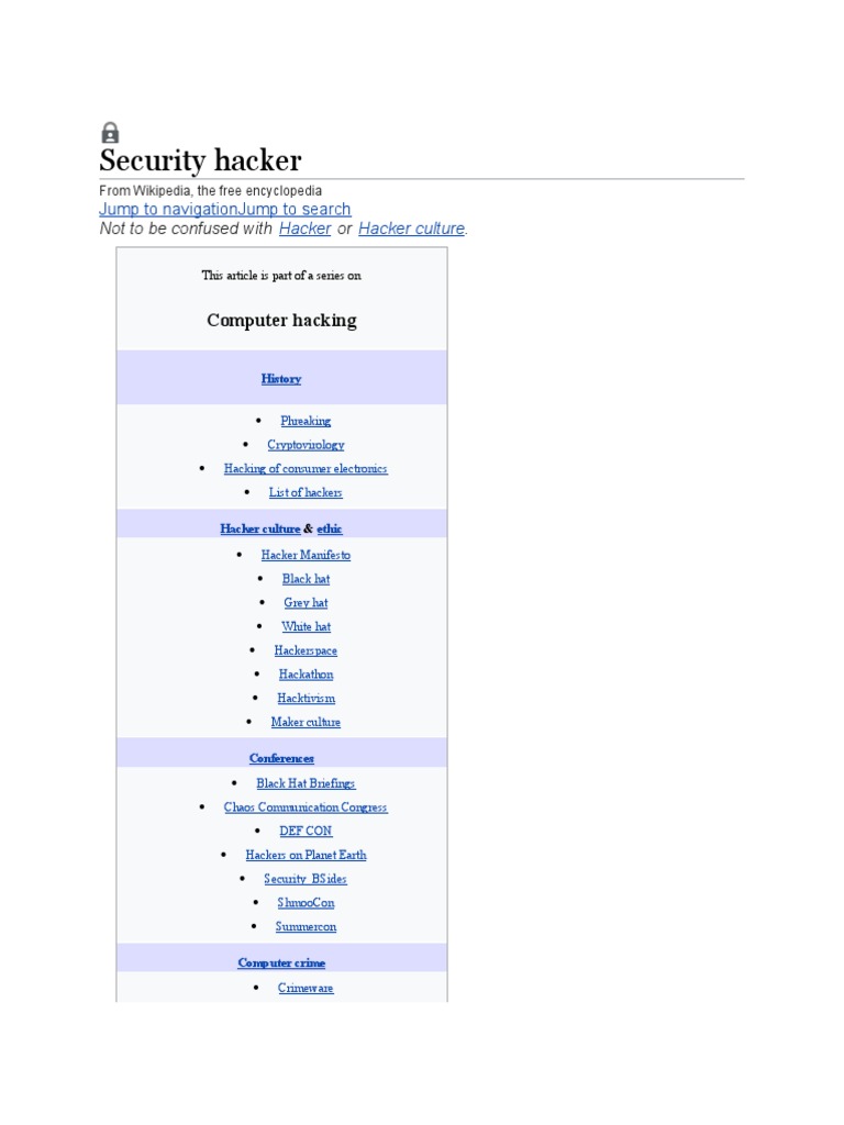 Security Hacker Pdf Security Hacker Computer Network Security