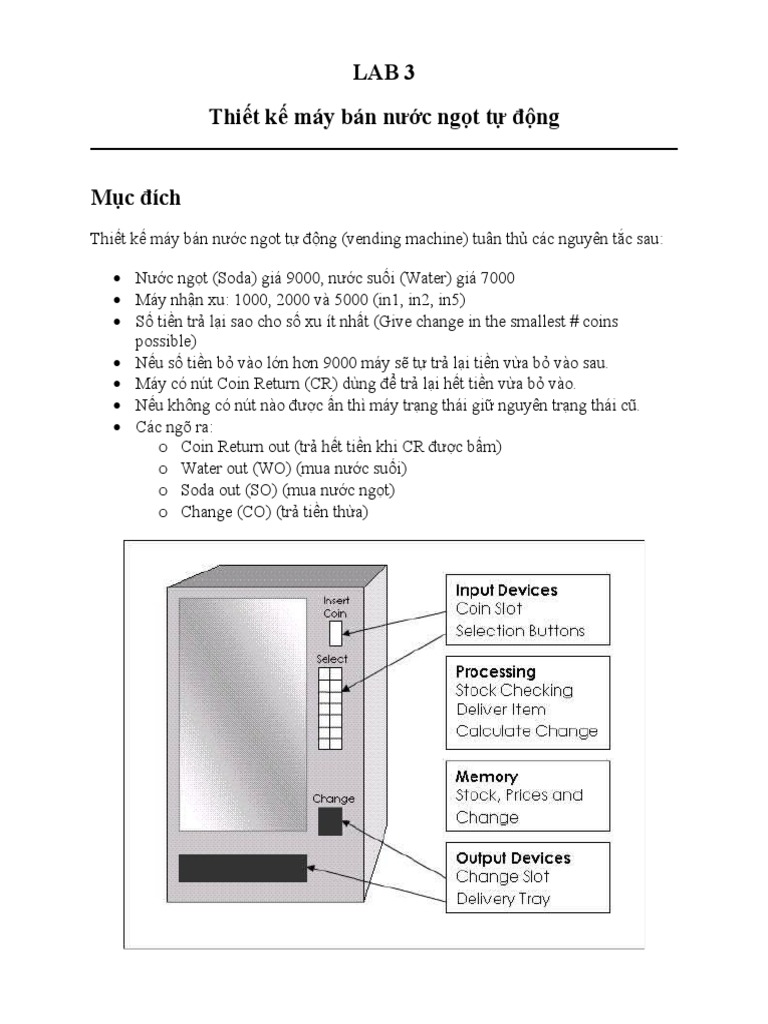 Lab 3 Vending Machine Pdf
