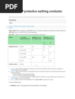 IEC 60364-5-54 - Grounding Size Table | PDF