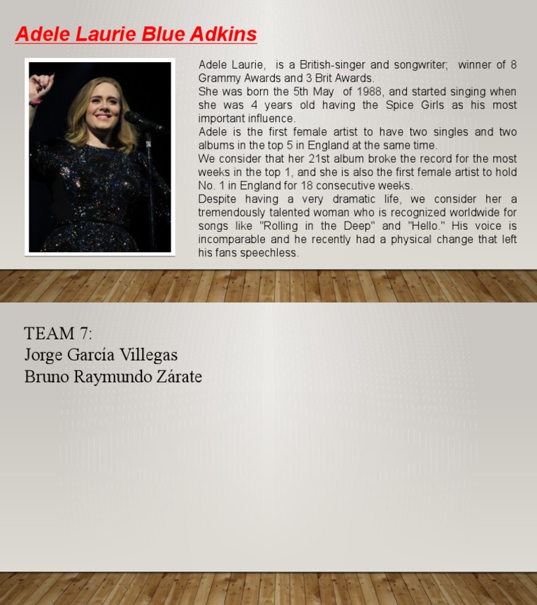 Adele: Biography and Achievements | PDF