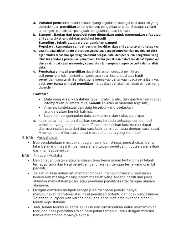 Variabel Penelitian | PDF