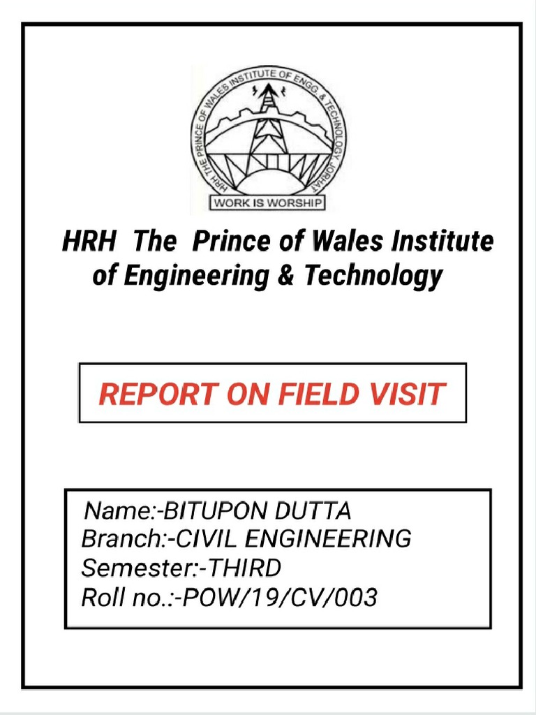 Report On Field Visit | PDF