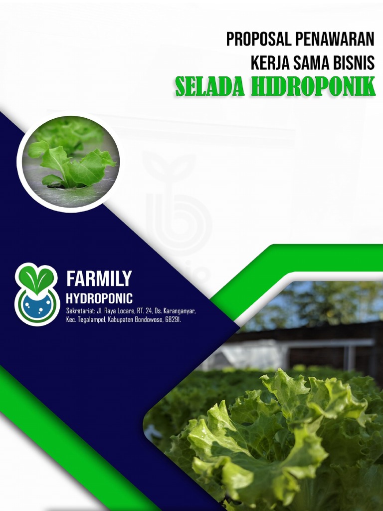 Proposal Kerjasama Sayuran Hidroponik | PDF