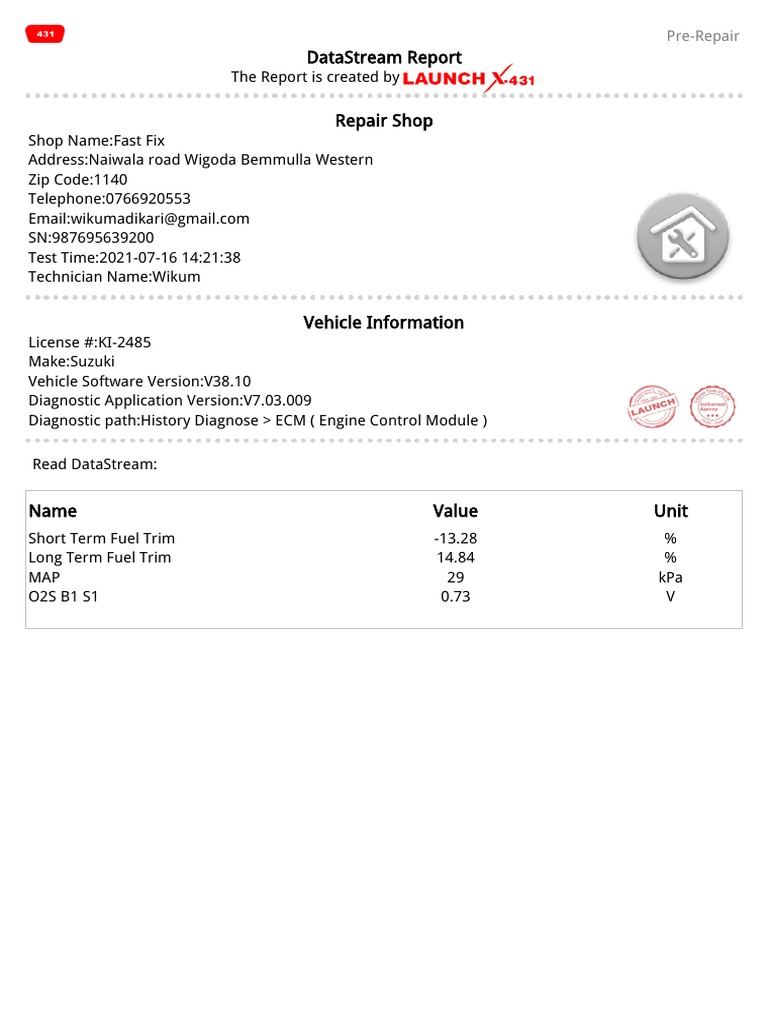 Suzuki DataStream 20210716142108 | PDF