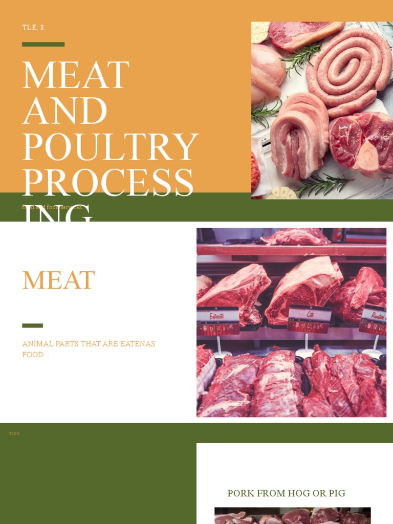 Meat and Poultry Processing | PDF | Lamb And Mutton | Beef