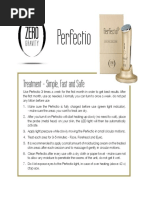 Perfectio X New Short Instruction 25.11 | PDF | Clinical Medicine