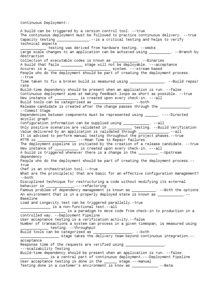 Continuous Deployment | Download Free PDF | Systems Science | Computing