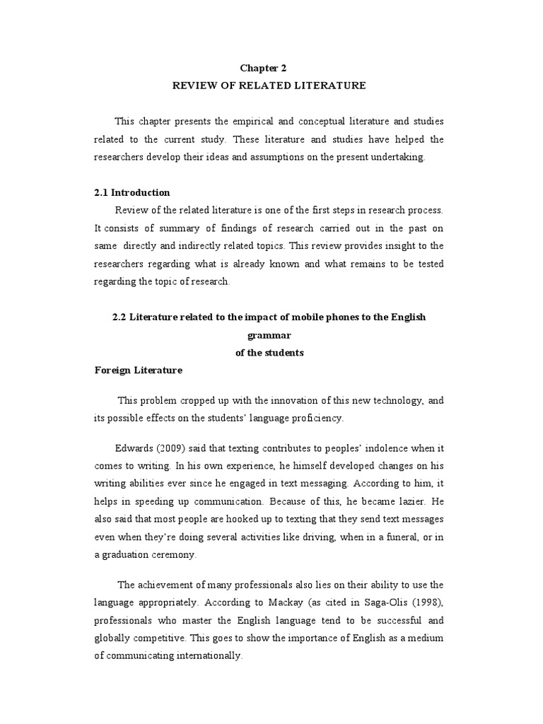 Chapter 2 Thesis | Download Free PDF | Text Messaging | Mobile Phones