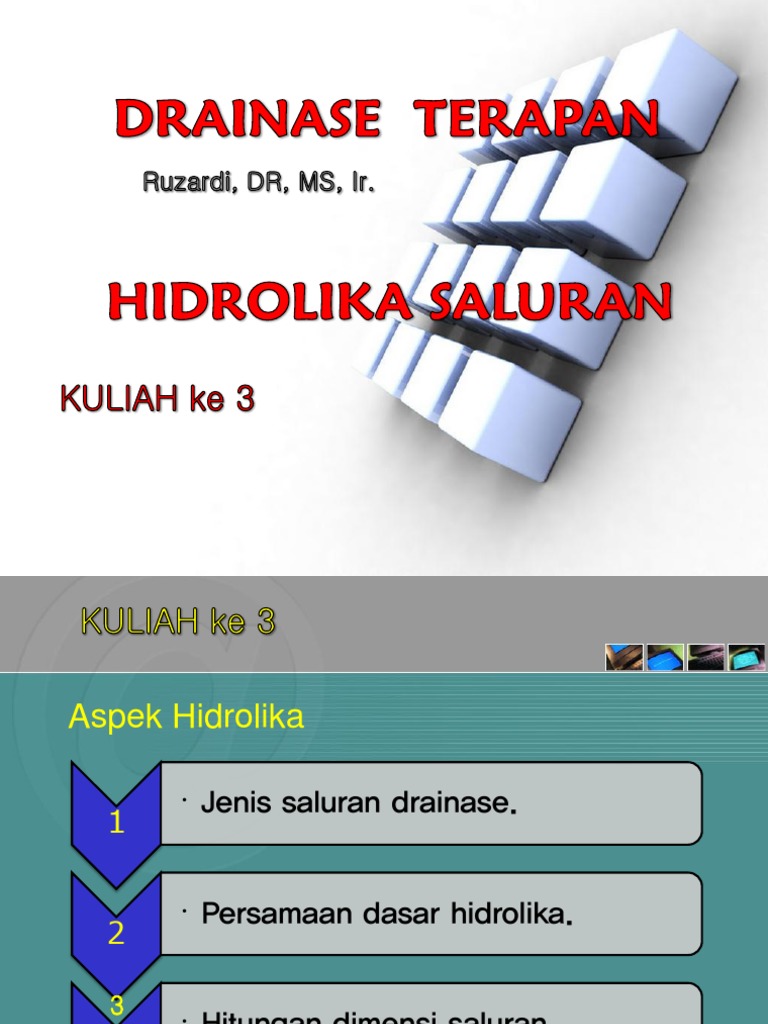 Hidrolika Saluran | PDF