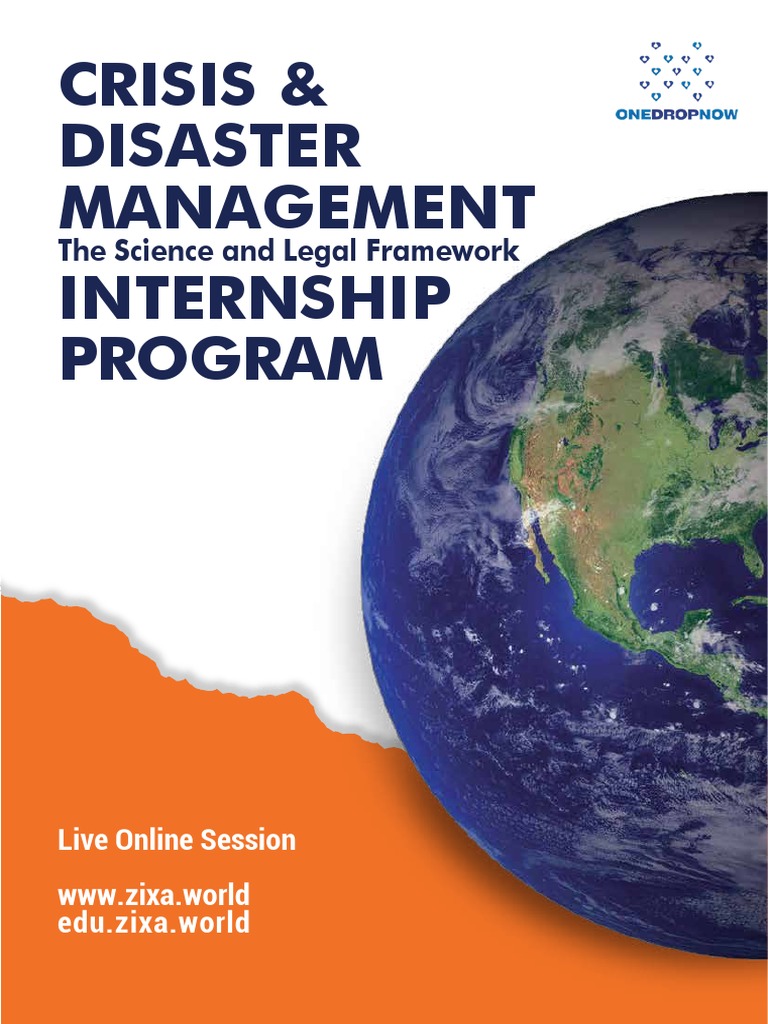 Crisis& Disaster Management Internship | PDF | Emergency Management ...