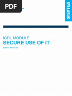 Icdl It Security | PDF | Malware | Computer Network