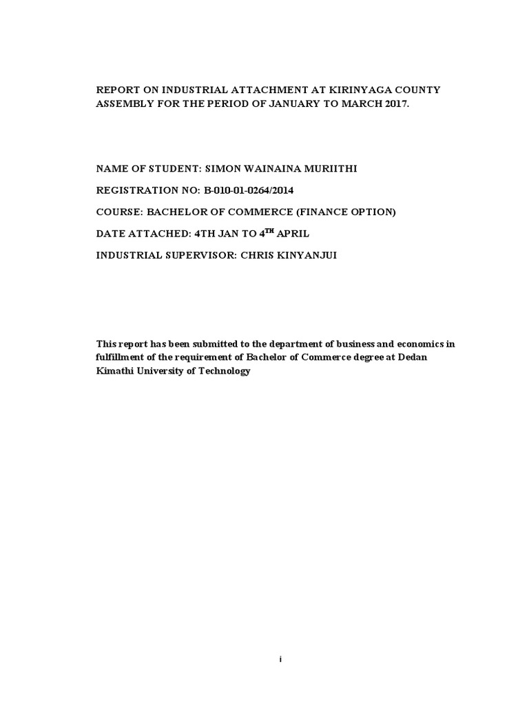 ATT REPORT at County Assembly | PDF | Procurement | Committee