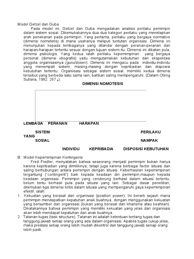 Model Getzel Dan Gub1 | PDF | Karier & Perkembangan