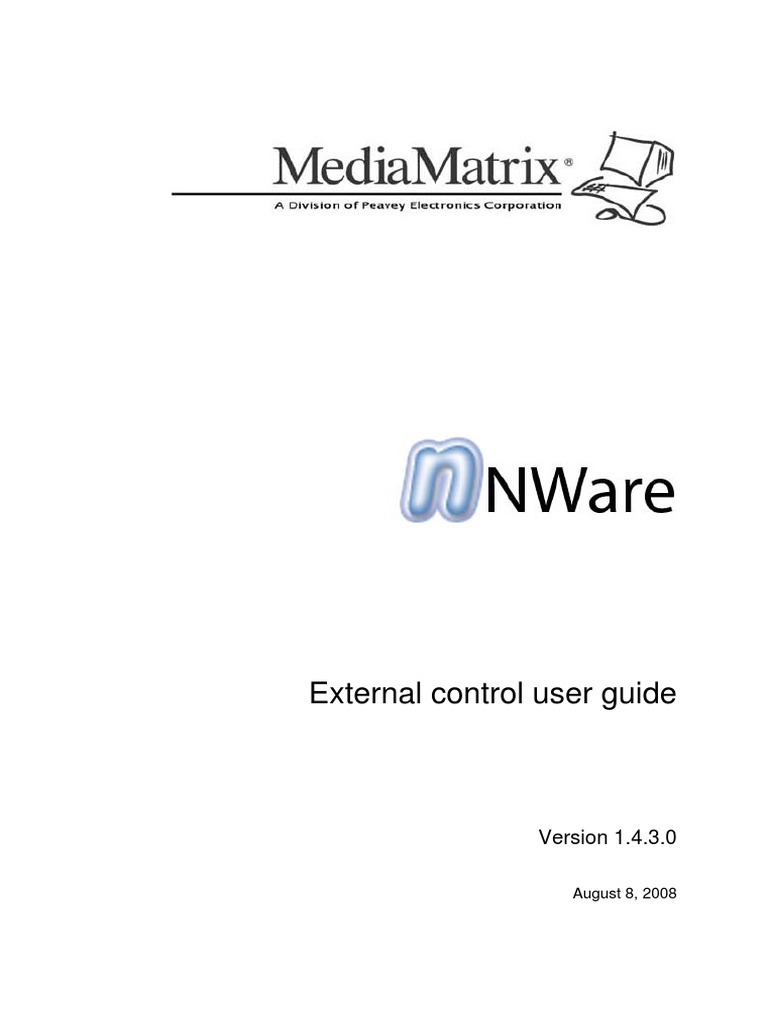 NWare External Control 1-4-3-0 502 | PDF | World Wide Web | Internet & Web