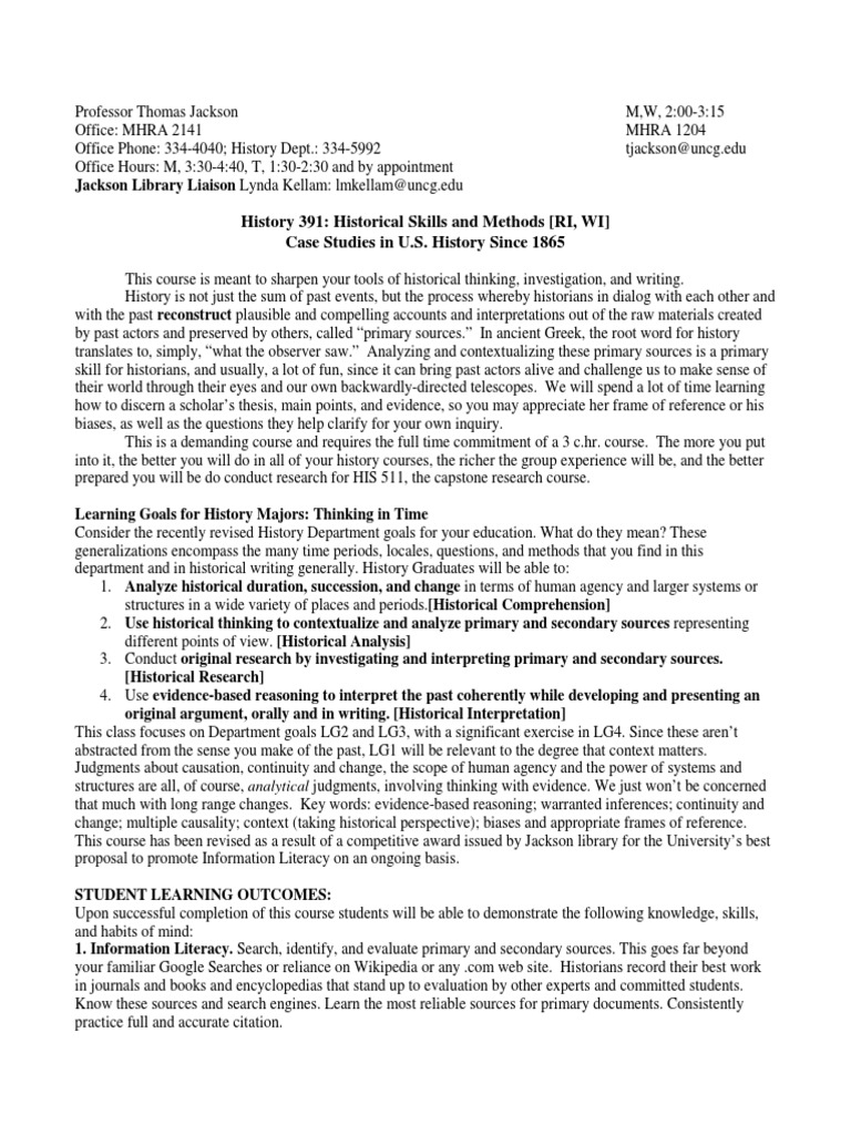 Analyze Primary Sources in U.S. History Since 1865 | PDF | Plagiarism ...