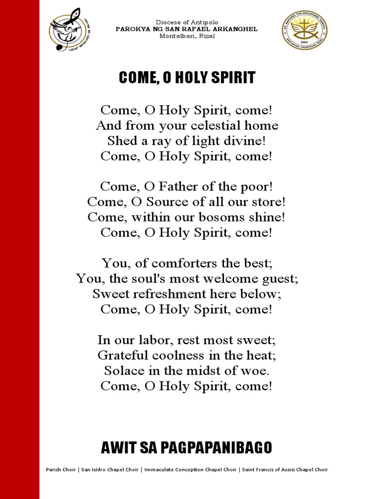 Awit para Sa Kumpil | PDF