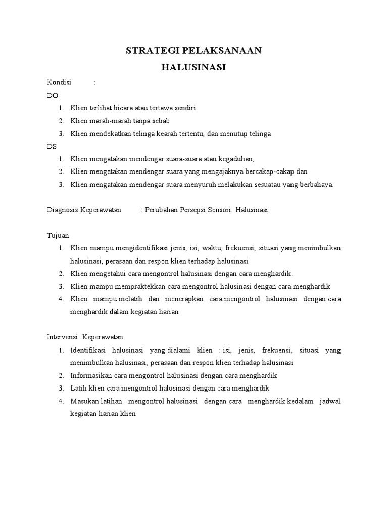 SP - Halusinasi | PDF