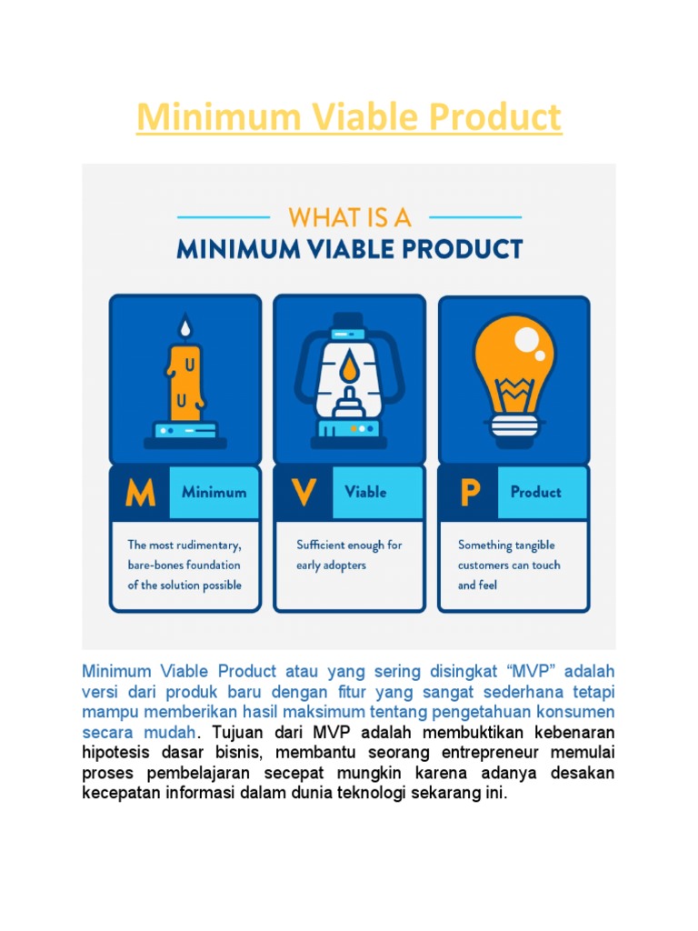 Panduan Membuat Minimum Viable Product | PDF | Bisnis