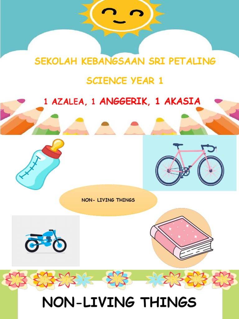 Introduction to Non-Living Things: Examples and Characteristics | PDF