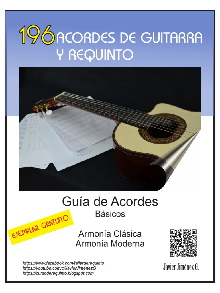 Acordes Guitarra y Requinto | Descargar gratis PDF | Armonía | Guitarras