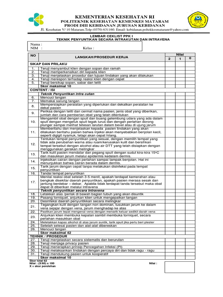 Daftar Tilik PPK 1 KDK 2020 New PDF | PDF | Kesehatan Holistik | Sains & Matematika