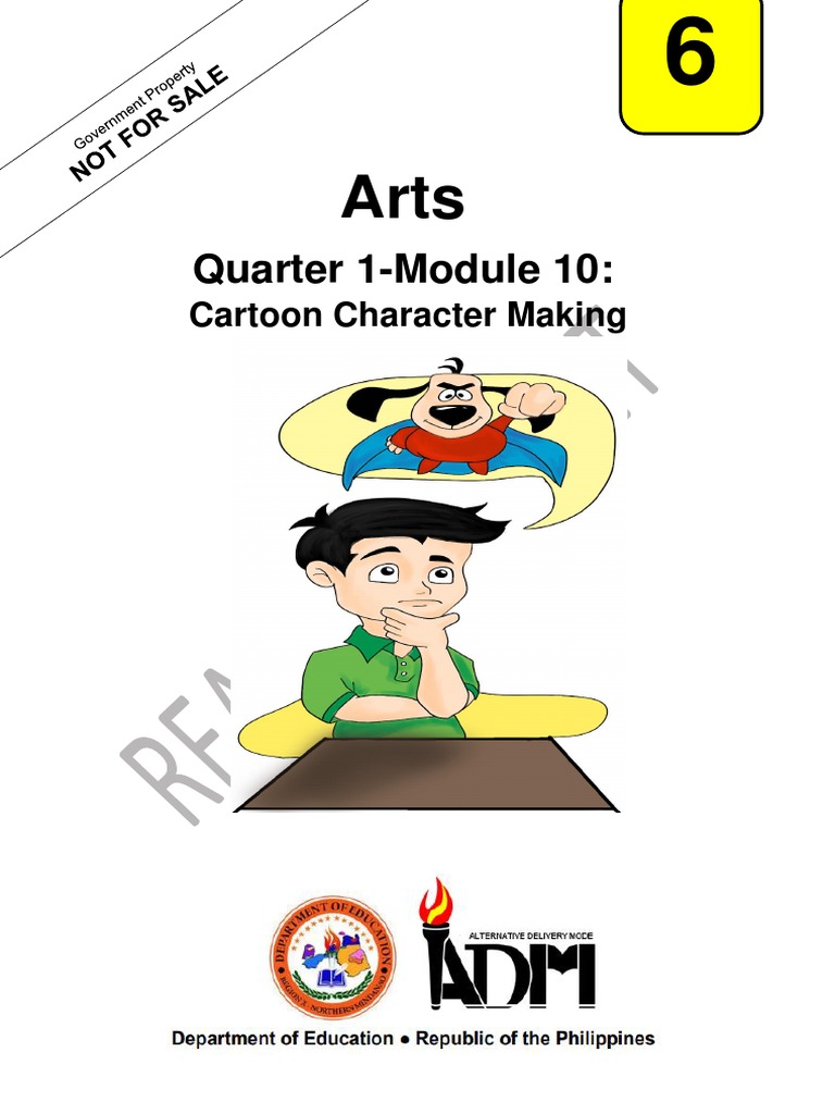 Quarter 1-Module 10:: Cartoon Character Making | PDF | Cartoon | Face