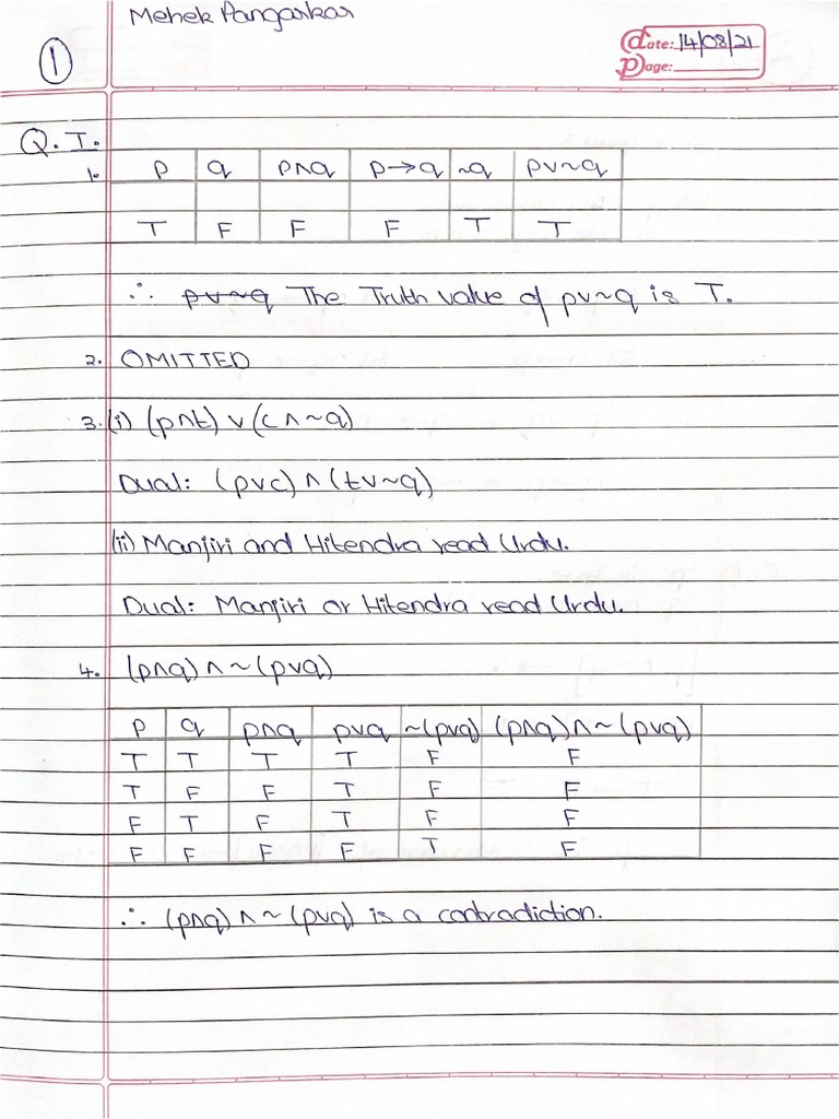Mathematical Logic | PDF