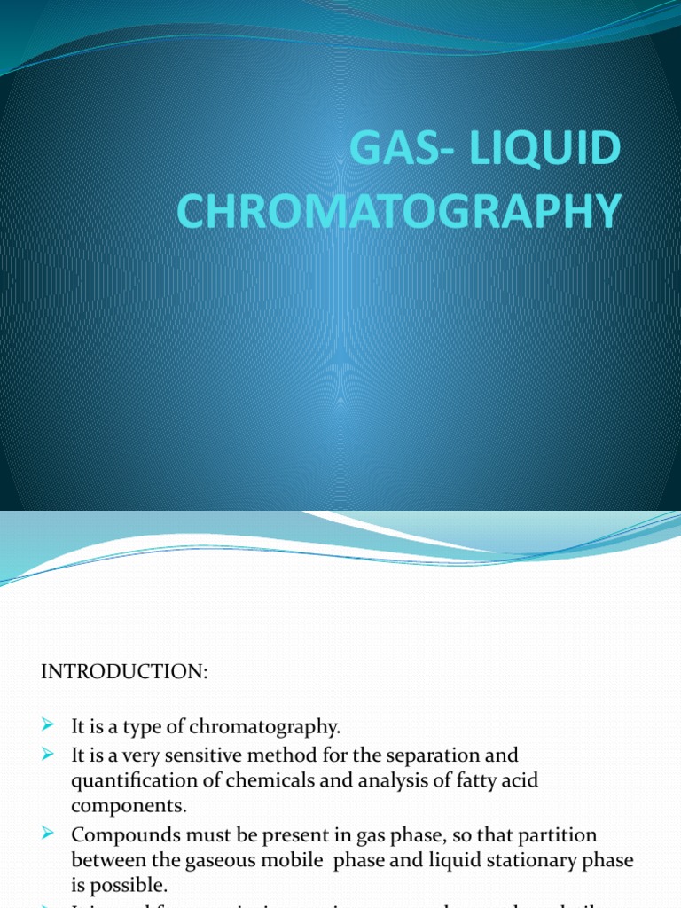 Gas-Liquid Chromatography Overview | PDF | Gas Chromatography ...
