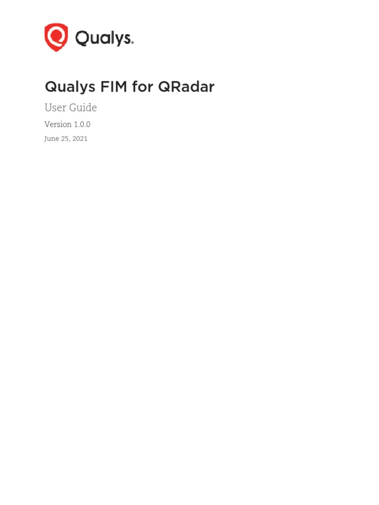 Qualys Fim For Qradar User Guide | PDF | Proxy Server | Windows Registry