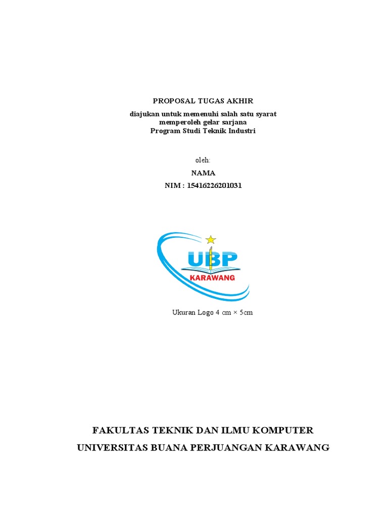 Contoh Proposal TI 2020 | PDF