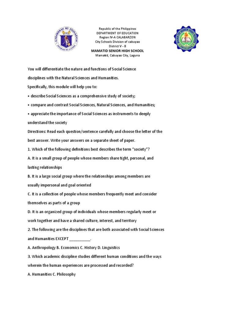 Lesson 1 Diss | PDF | Science | Social Sciences