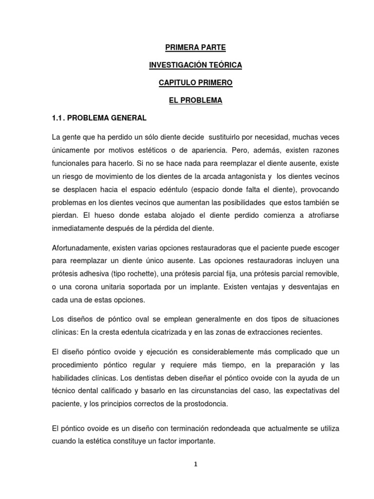Caso Clinico Puente Fijo Con Pontico Oval | PDF | Dentadura postiza ...