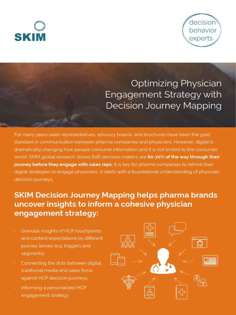Optimizing Physician Engagement Strategy With Decision Journey Mapping ...